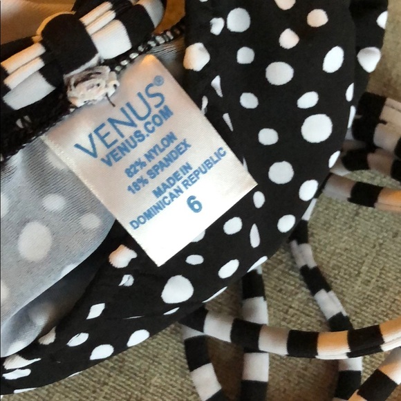 VENUS | Swim | Venus Monokini Never Worn Black And White | Poshmark